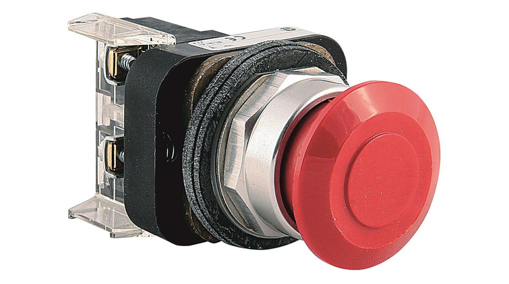 800T-FX6 | Allen-Bradley Push-Pull Device Turn-to-Release Function Mushroom Push-Pull Button Red ...